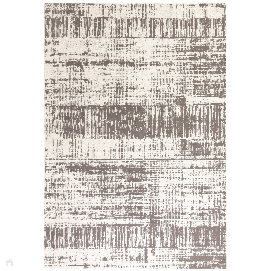 On Sale Beau Modern Abstract Distressed Shimmer Soft Textured Flatweave ...