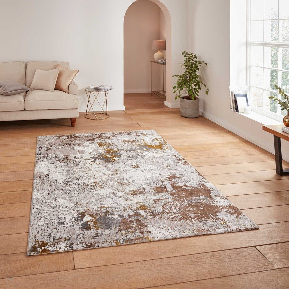 On Sale Creation 50179 Modern Distressed Multi Textured Low Profile ...