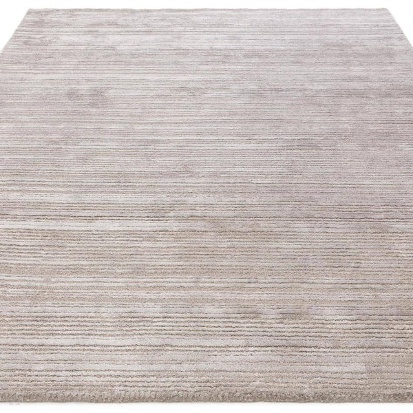 Henley Modern Plain Subtle Irregular Lines Metallic Shimmer Hand-Woven