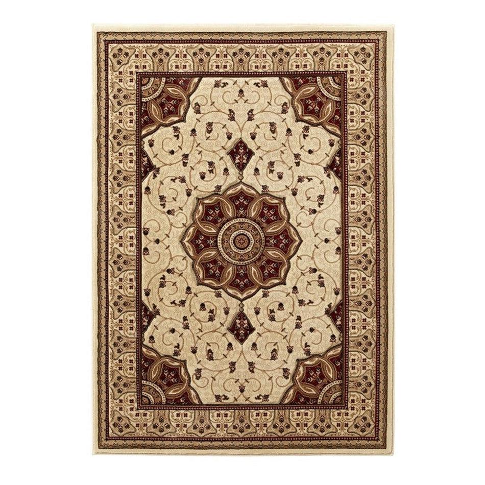 On Sale Heritage 4400 Traditional Medallion Floral Tonal Vines Border ...