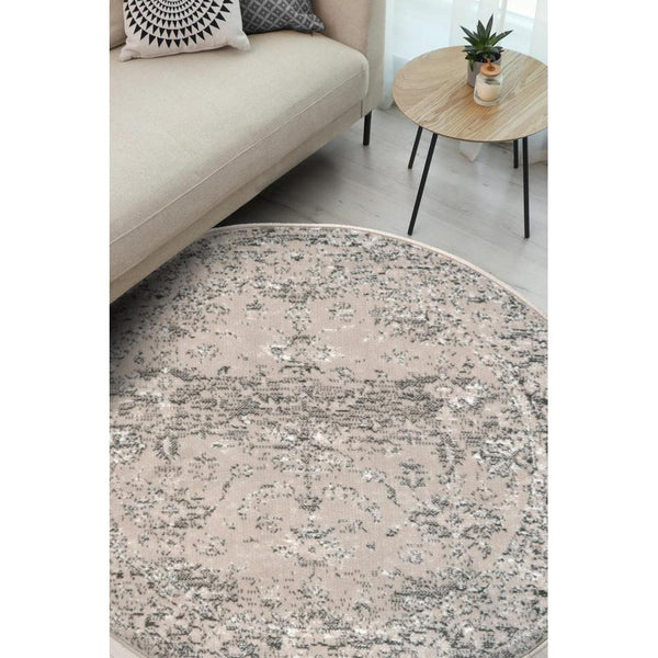 Maestro New Trad Cream Round Rug