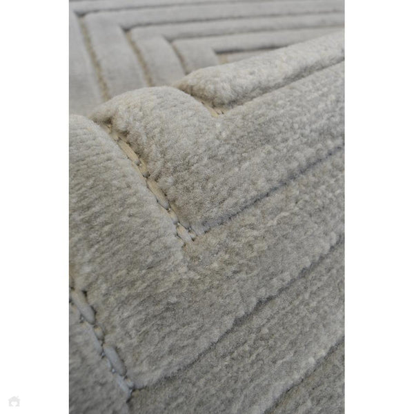 Malmo Maze Modern Geometric Carved Raised 3D Hi-Lo Textured Durable Fl