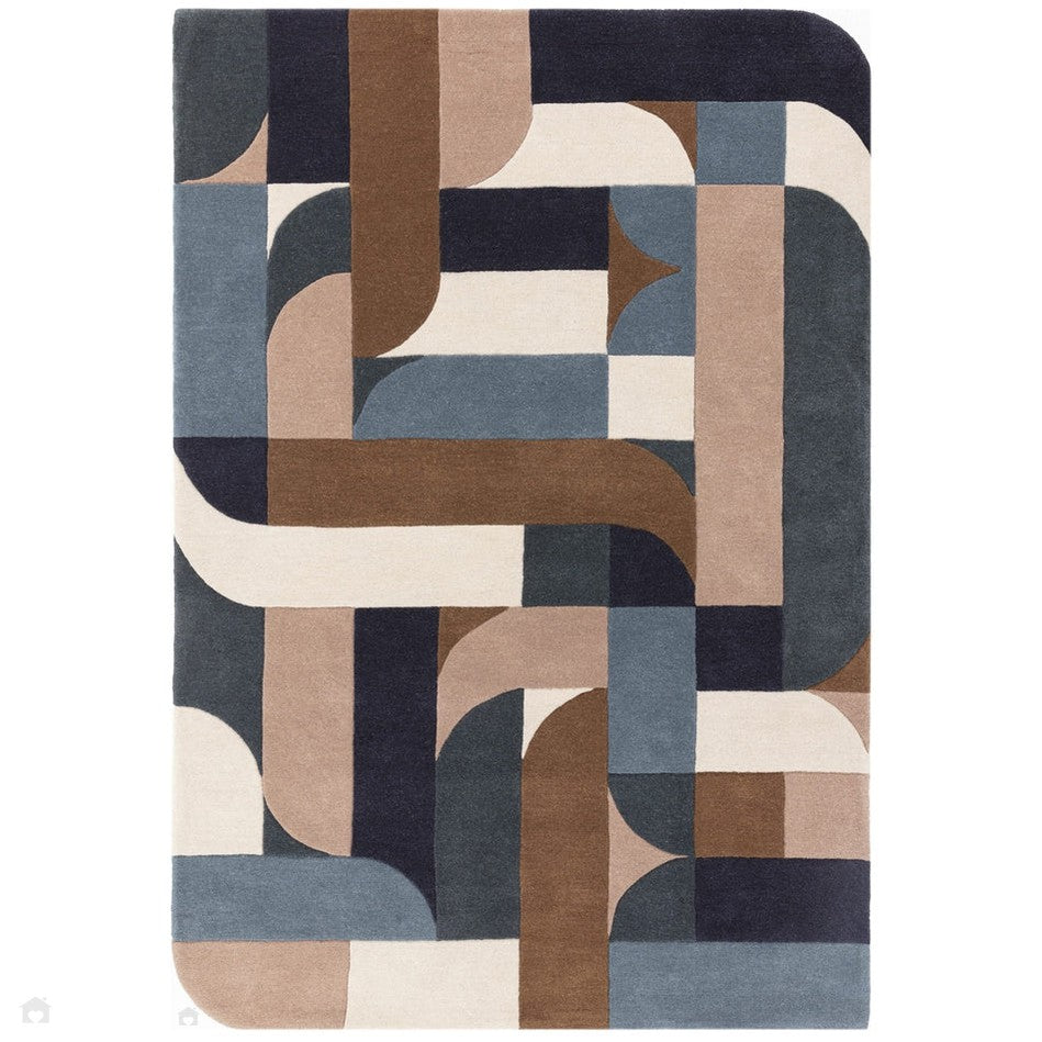 On Sale Matrix MAX89 Klotski Modern Geometric Hand-Woven High-Density ...