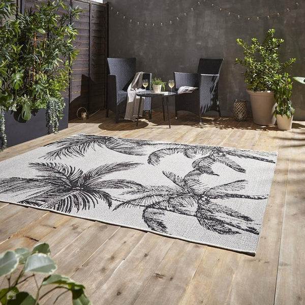 On Sale Miami A444 Botanical Floral Palm Trees Durable Stain-Resistant ...