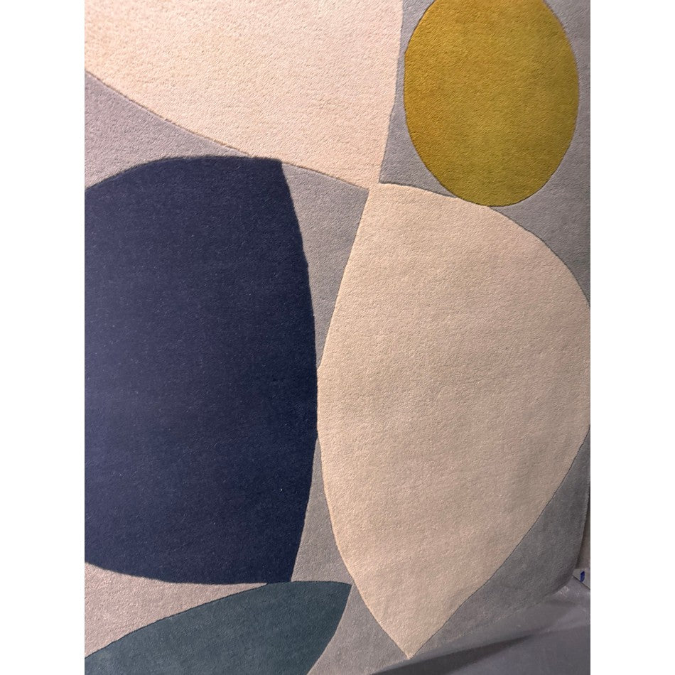 On Sale Reef RF25 Mid Century Modern Geometric Hand-Woven Wool Teal ...