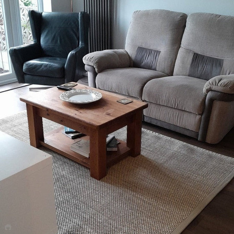 On Sale Sisal Border Plain Hand-Woven Textured Natural Fibre Flatweave ...