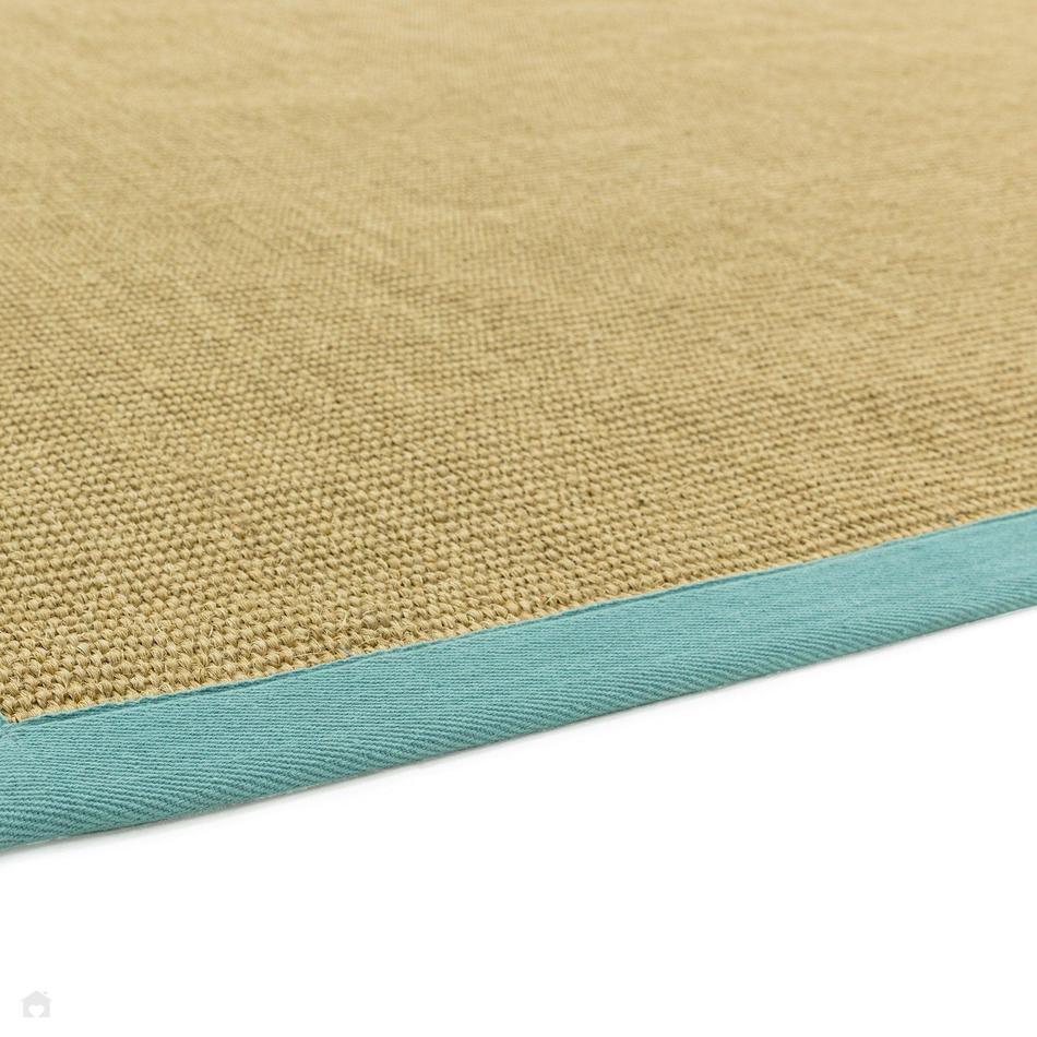 On Sale Sisal Cotton Border Plain Natural Fibre Ribbed Textured ...