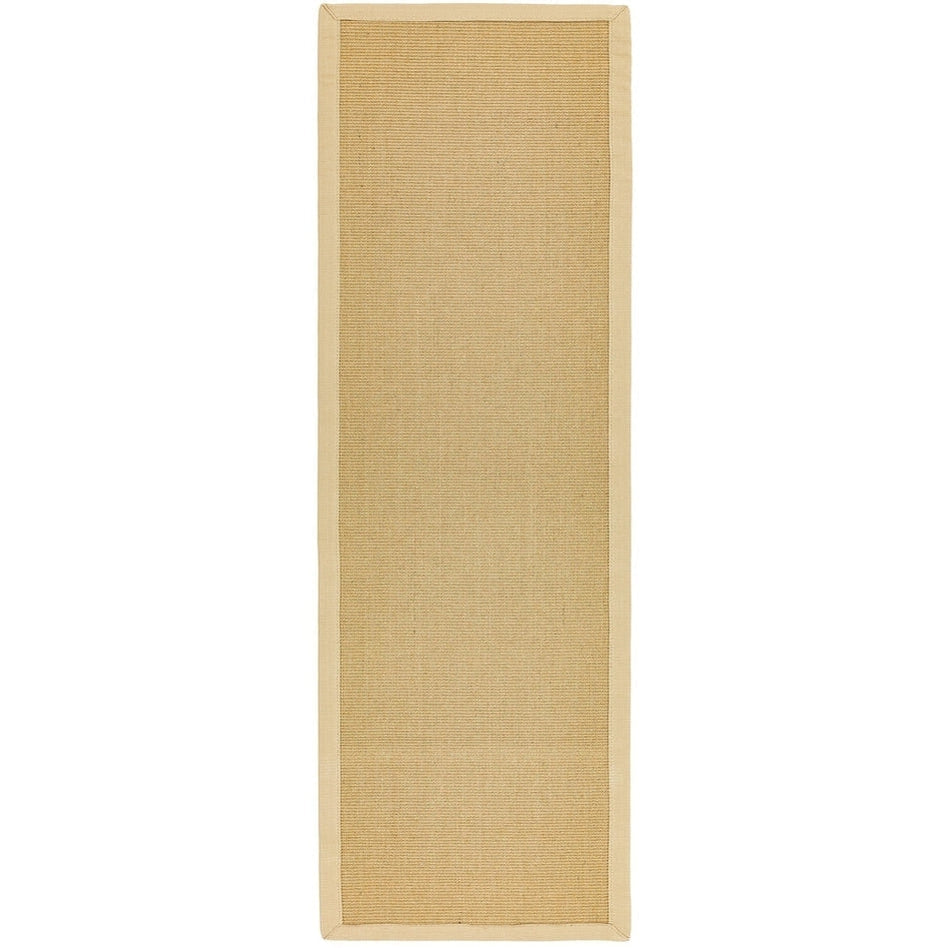 On Sale Sisal Cotton Border Plain Natural Fibre Ribbed Textured ...