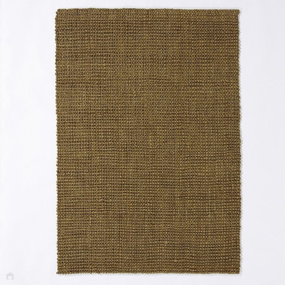 On Sale Whitefield Plain Hand-Woven Jute Flatweave Boucle Olive Green ...